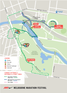 Just Released: 2022 Course Maps – Nike Melbourne Marathon Festival